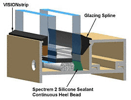 CRL .250" Tremco® VISIONstrip® Glazing Seal *DISCONTINUED*
