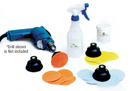 CRL 3M® Trizact® Scratch Removal Starter Kit for Curved Glass Uses 3"