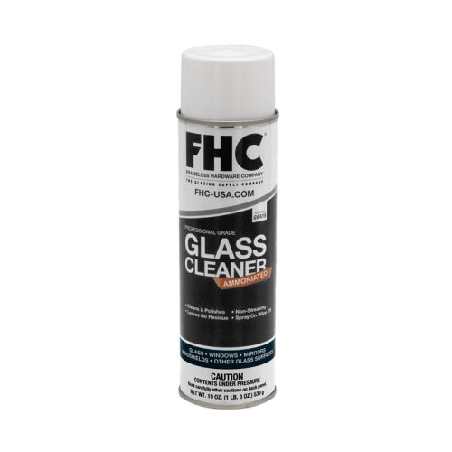 FHC Glass Cleaner (Ammoniated Formula) - Case Of 12 - 19 Oz. Cans